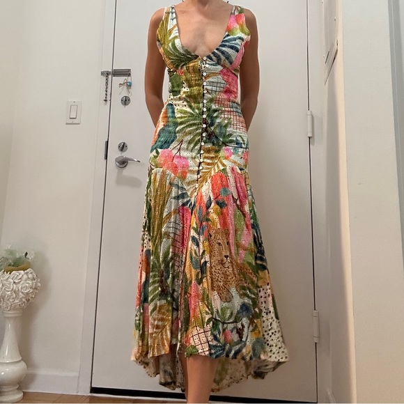 FARM Rio | Dresses | Farm Rio Tropical Floral Eyelet Dress | Poshmark